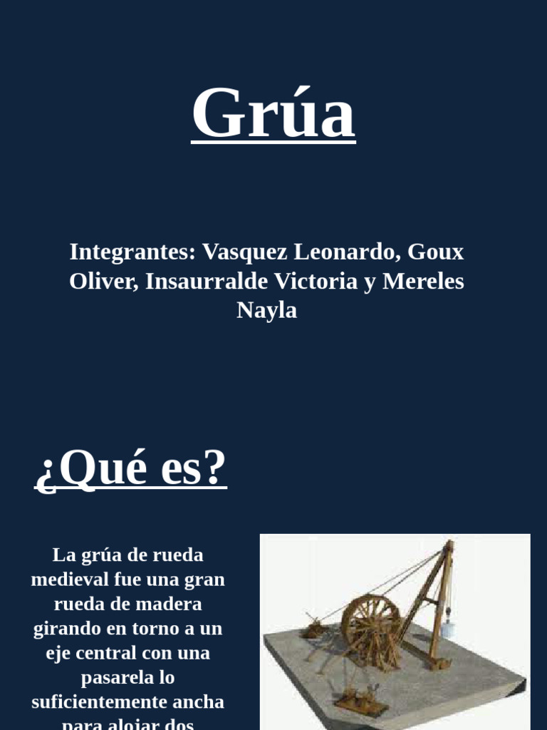 Grúa | PDF