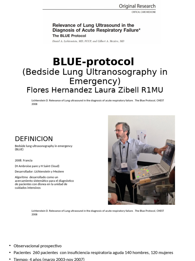 Protocolo Blue | PDF | Enfermedades y trastornos | Neumología