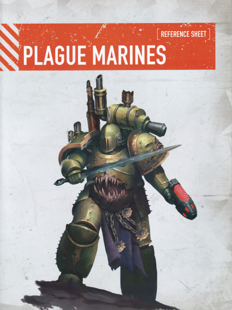 Kill Team - Plague Marines Reference Sheet | PDF