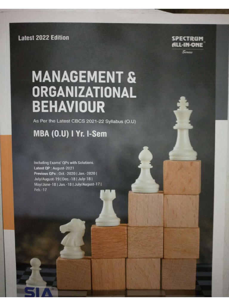 Management & Organizational Behaviour | PDF