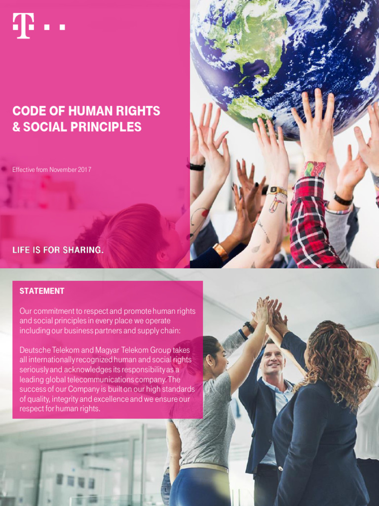 Code of Human Rights Social Principles Eng | PDF | Employment | Human ...