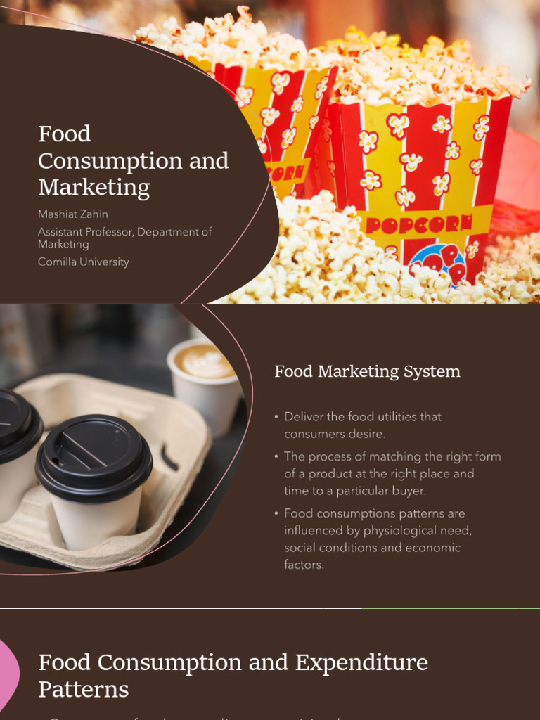 Food Consumption Trends and Marketing Insights | PDF