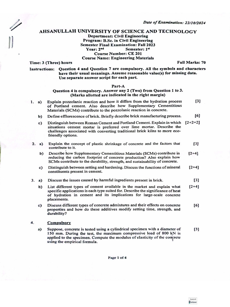 Fall 23 Semester Final Question | PDF