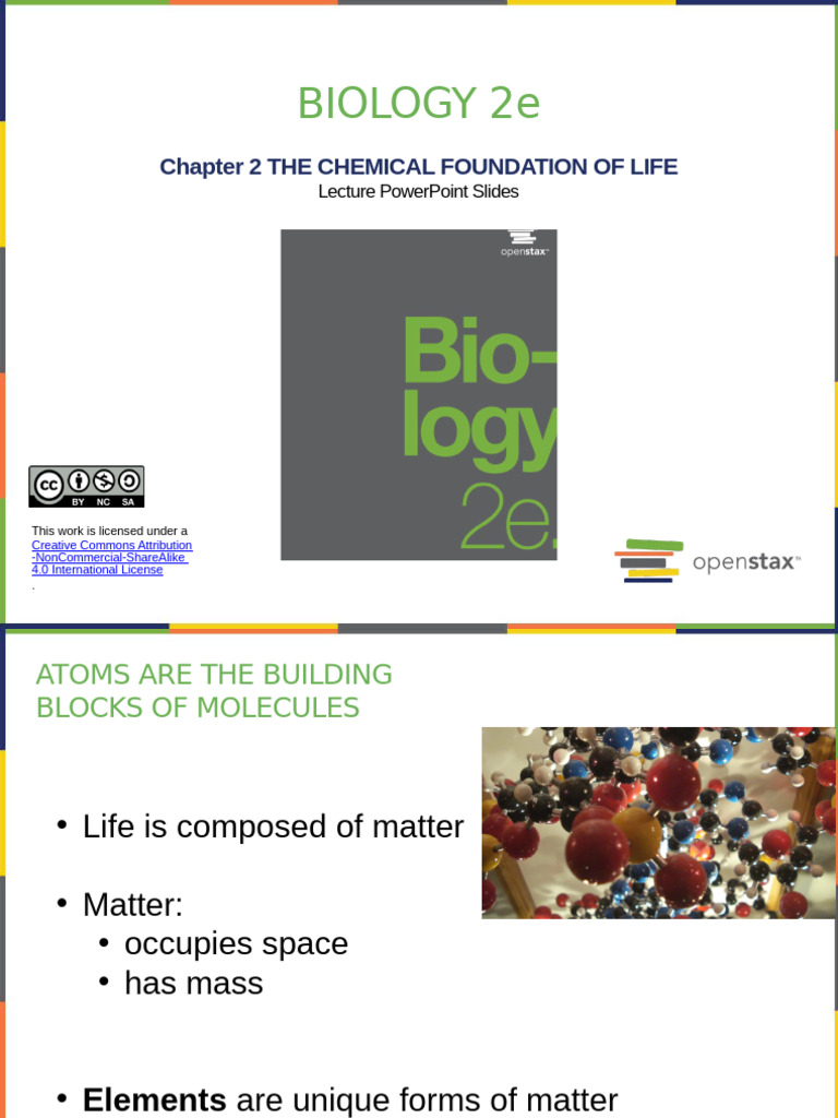 Openstax Biology2e Ch02 (1) | PDF | Chemical Polarity | Chemical Bond