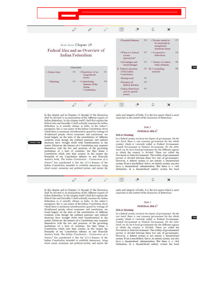 Federalism - Consitutional Governance by Udai Raj Rai | PDF
