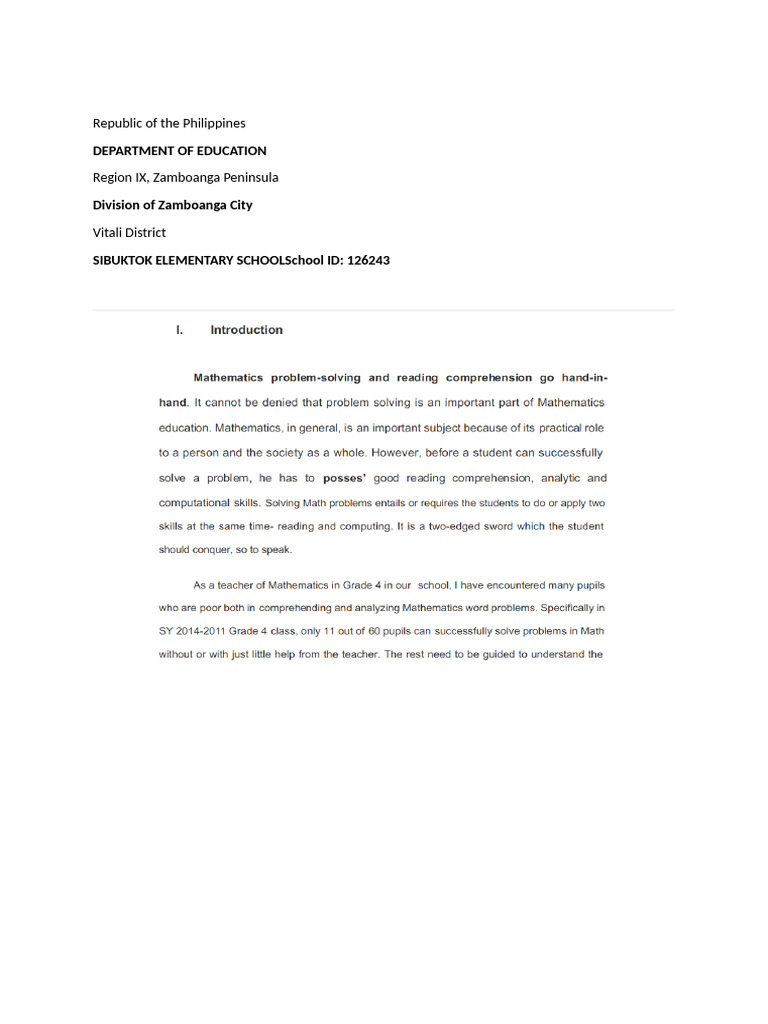 Action Plan Sample | PDF