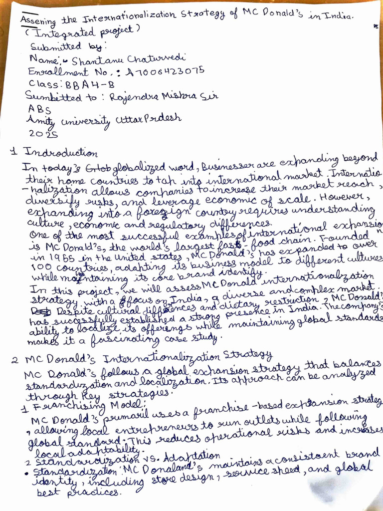 IB Assignment Shantanu Chaturvedi | PDF