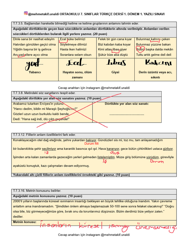 7.sinifmebyayinlari1.dnem1.aikuluyazili1.senaryo | PDF