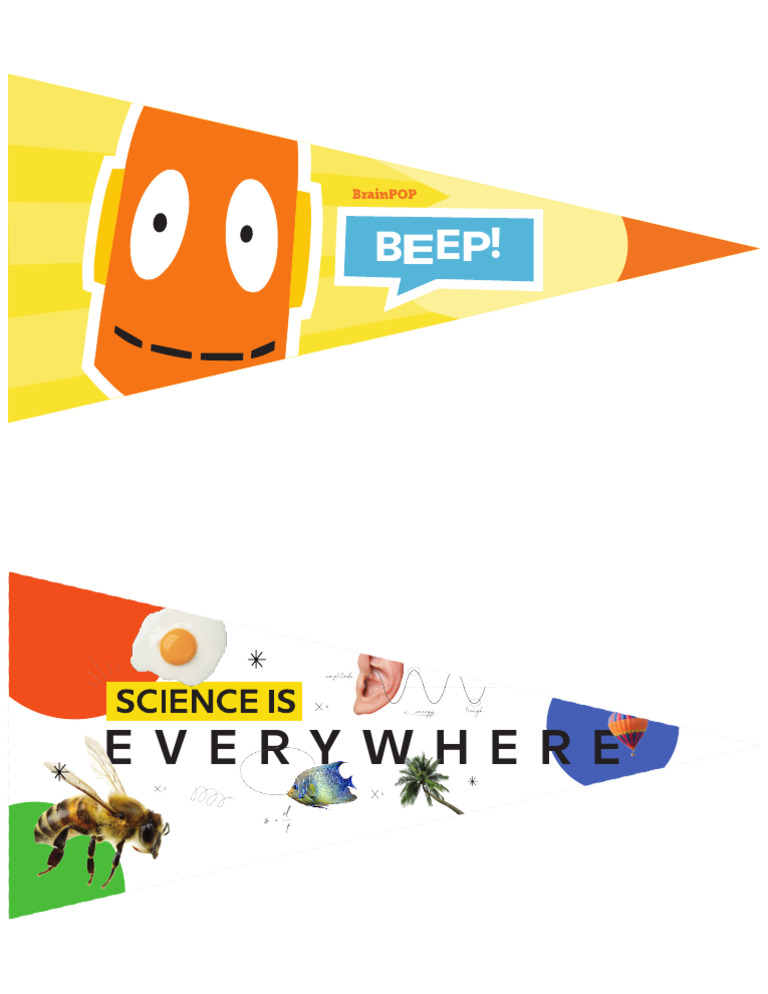 BrainPOP Classroom Pennant Flags | PDF