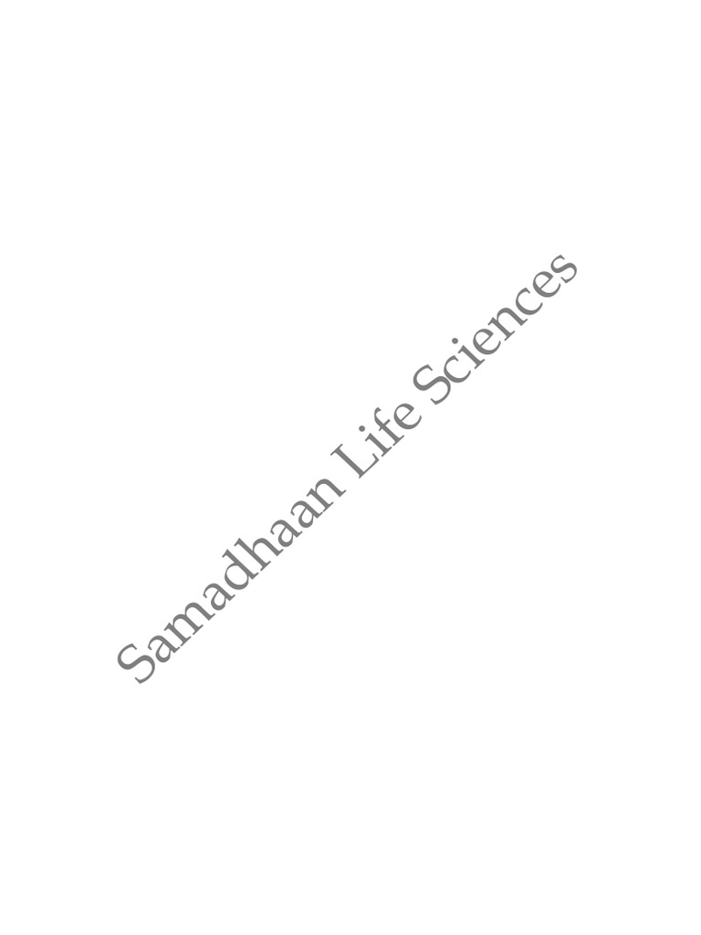 GAT-B - Syllabus - 2025 - Samadhaan Life Sciences | PDF | Molecular ...