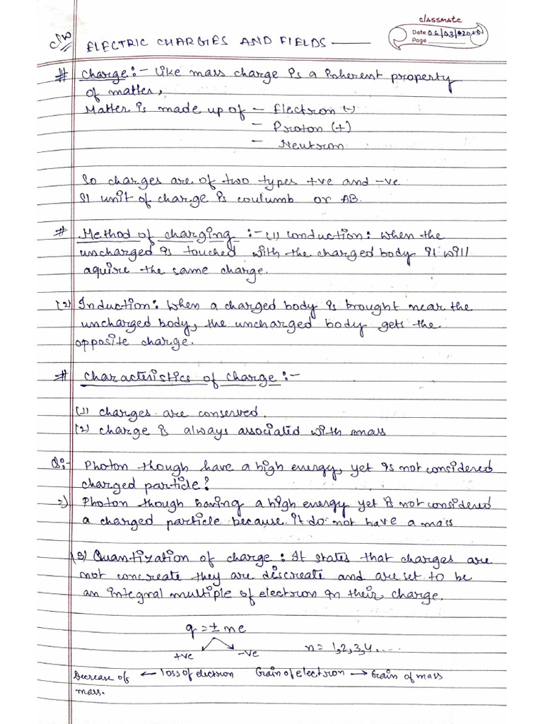 Physics 12 Chapter1 | PDF