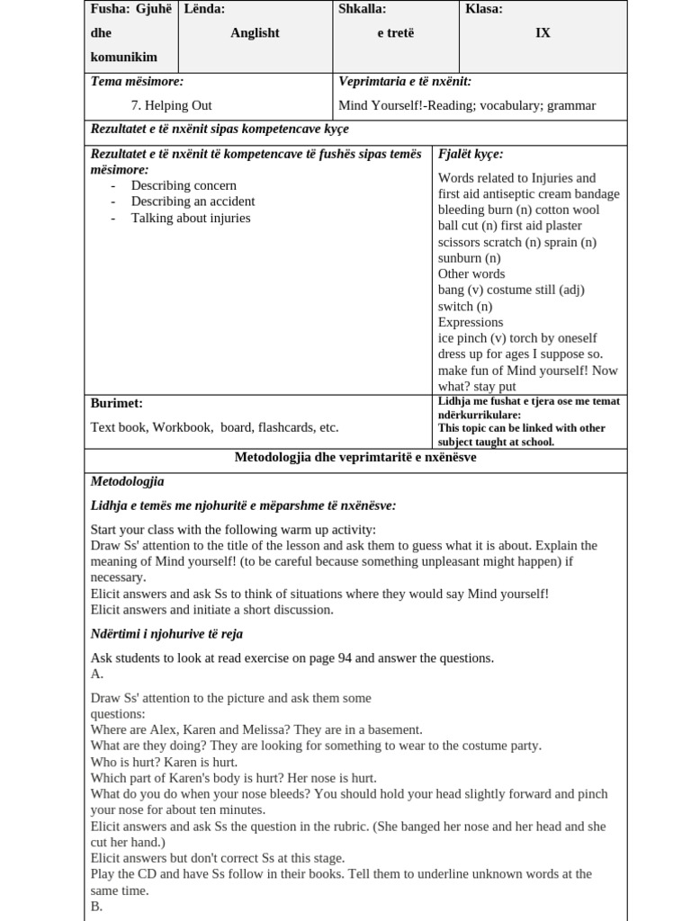 Lesson Plan no 3(74) (1) | PDF | Human Communication | Learning