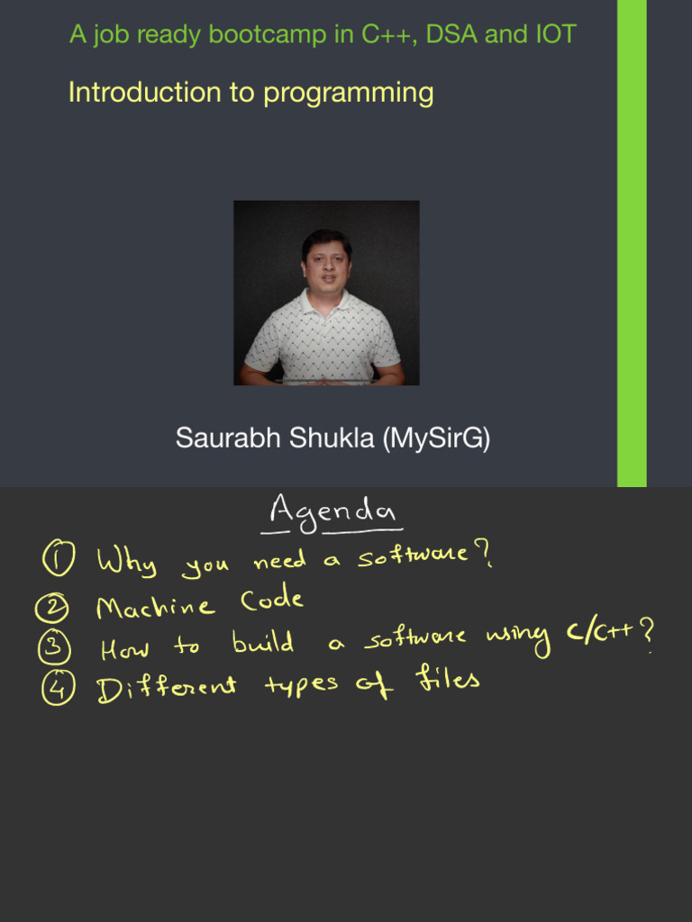 Introduction To Programming: A Job Ready Bootcamp in C++, DSA and IOT | PDF