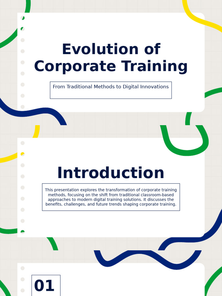 Evolution Of Corporate Training Pdf Learning Educational Technology