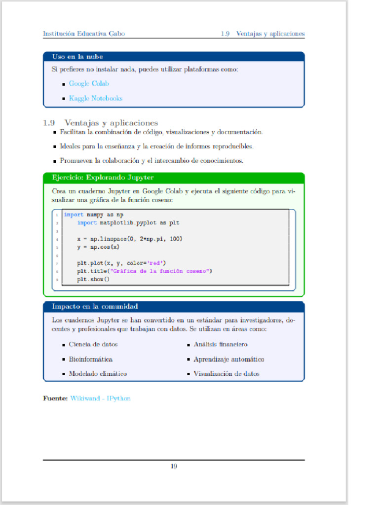 Colab Python Bachillerato | PDF