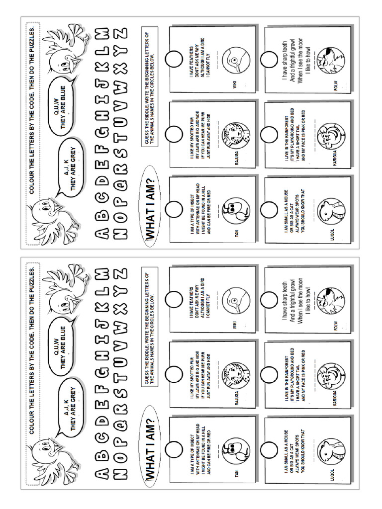Abcd Puzzle | PDF