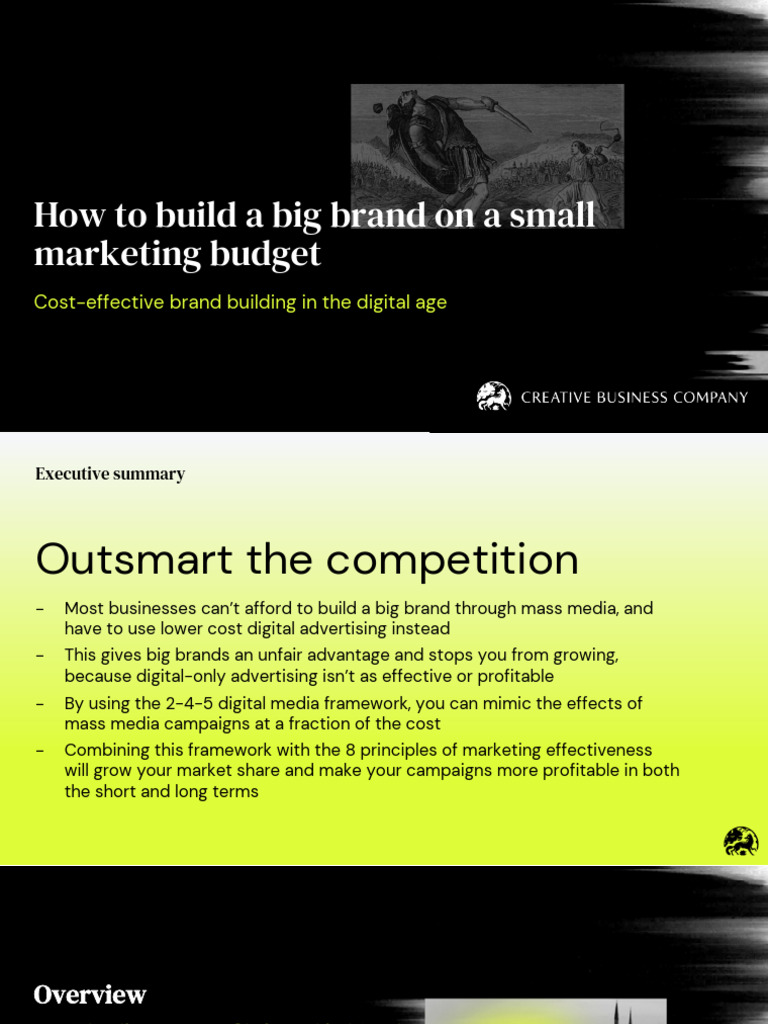 Build Big Brand Small Budget UNLOCKED | PDF | Advertising | Marketing