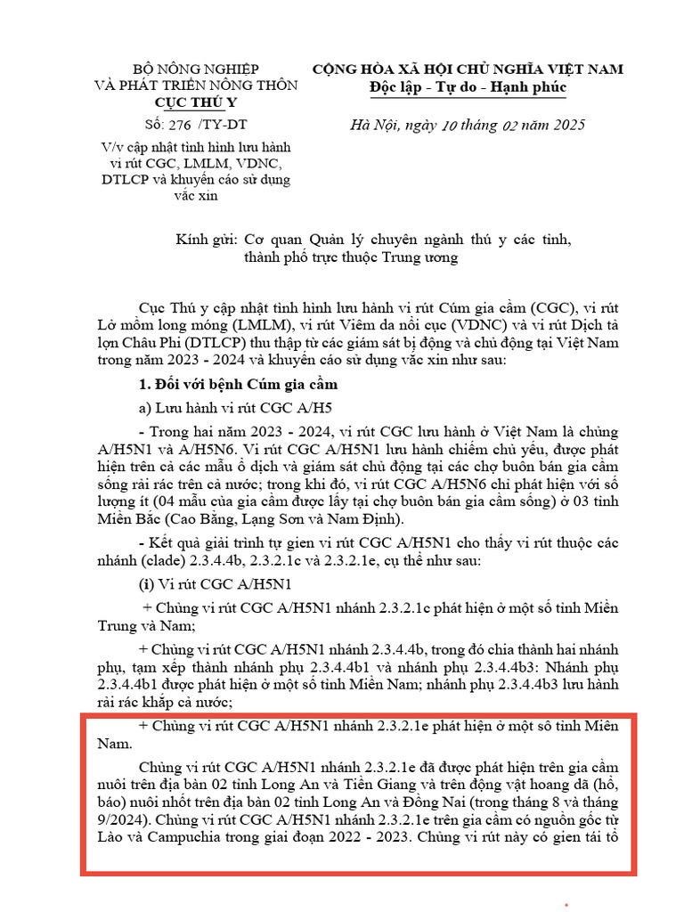276-TY-DT 250210 CV Luuhanh KhuyencaoVX 2025 V15 | PDF