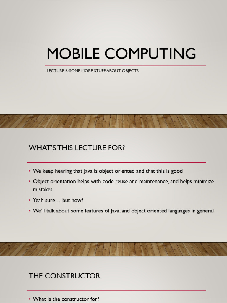 06 Some More Stuff About Objects | PDF