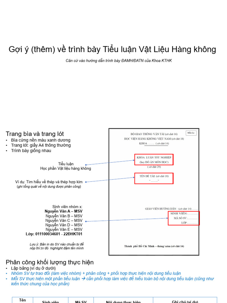 Goi y Template Tieu Luan VLHK | PDF
