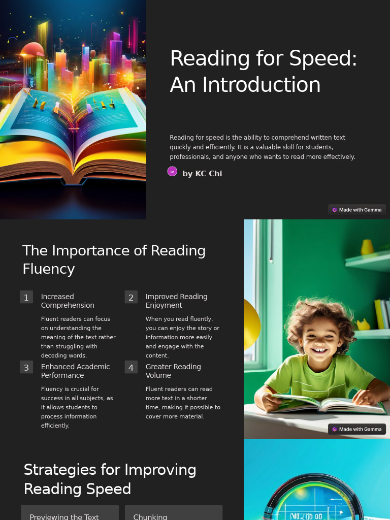 Boost Your Reading Speed & Fluency | PDF | Reading Comprehension ...