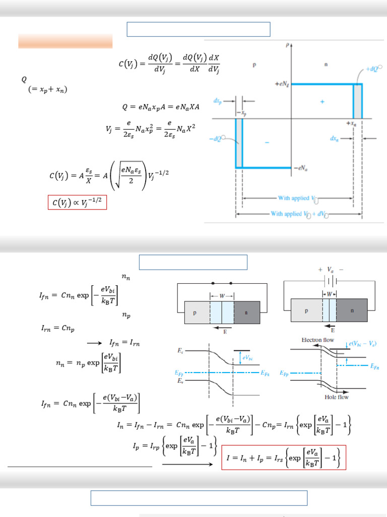 Ch6-Junction Theory | PDF | P–N Junction | Diode