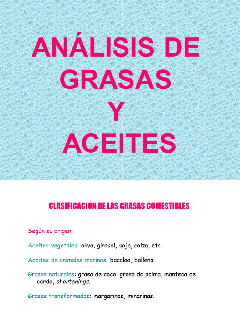 Tema 12 ANALISIS DE GRASAS | PDF | Petróleo | Lípido