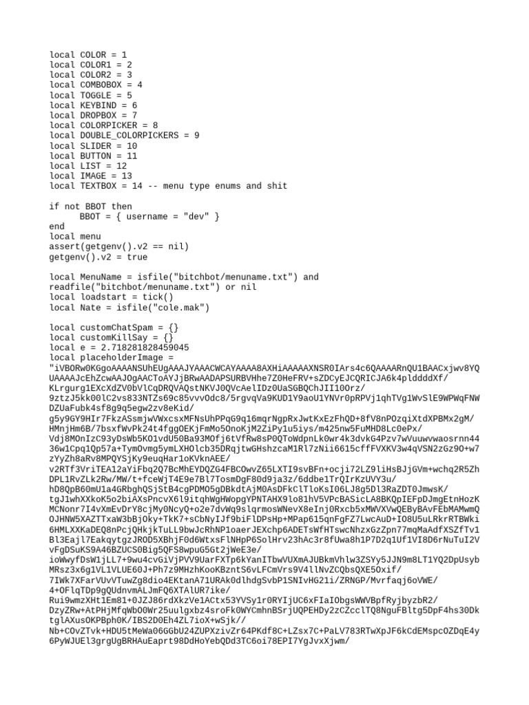 Bbot v2 Final - Lua | PDF | Software | Computing