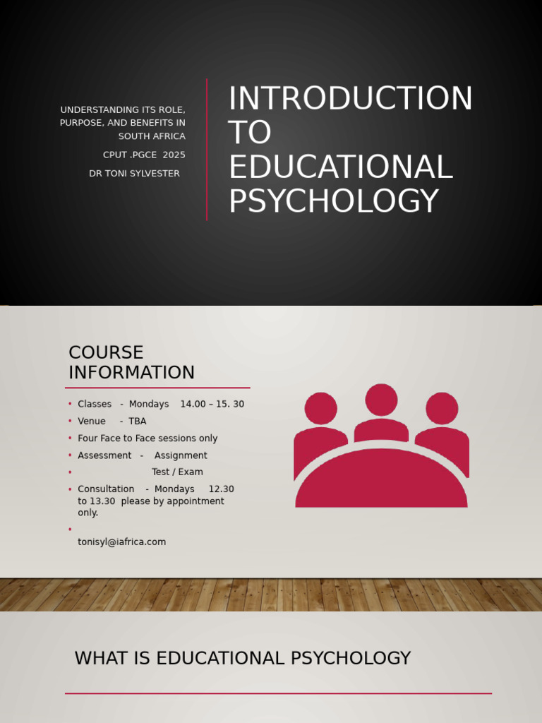Introduction To Educational Psychology | PDF | Educational Psychology ...