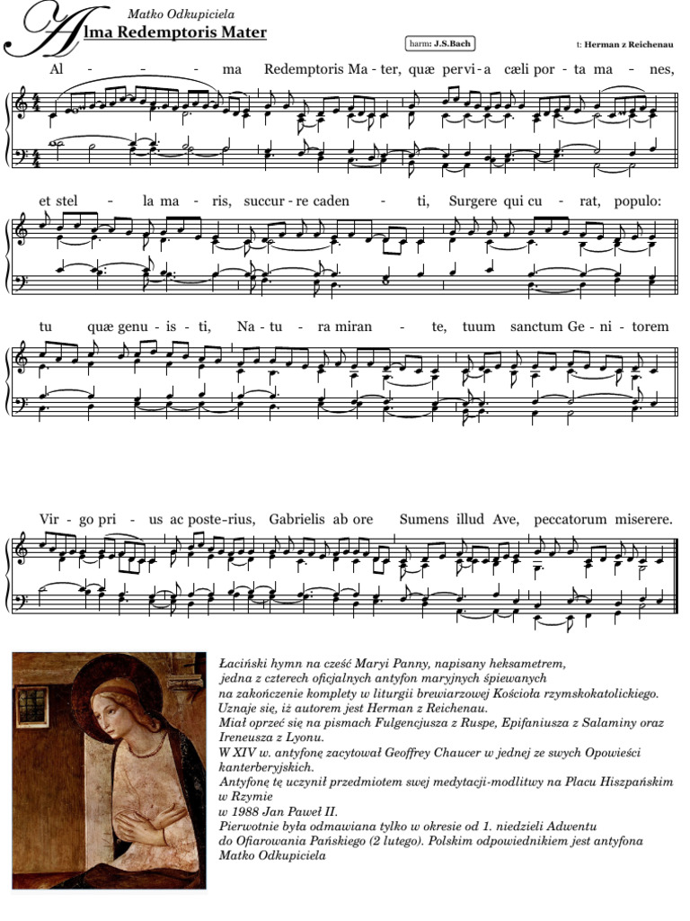 Alma Redemptoris Mater | PDF