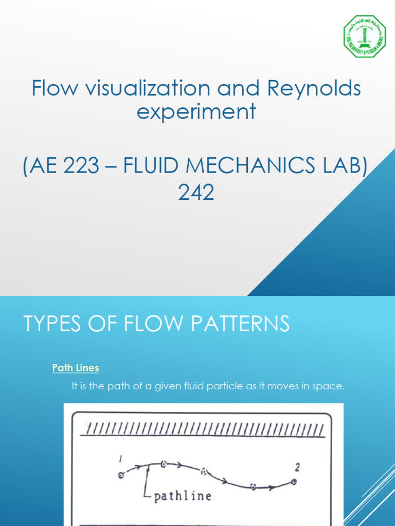 Experiment 3 - Flow Visualization and Reynolds-2 | PDF | Reynolds ...
