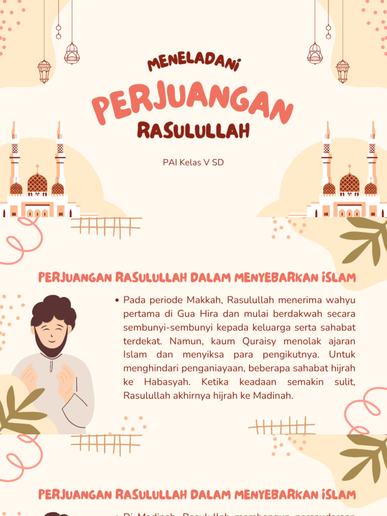 Meneladani Perjuangan Rasulullah | PDF