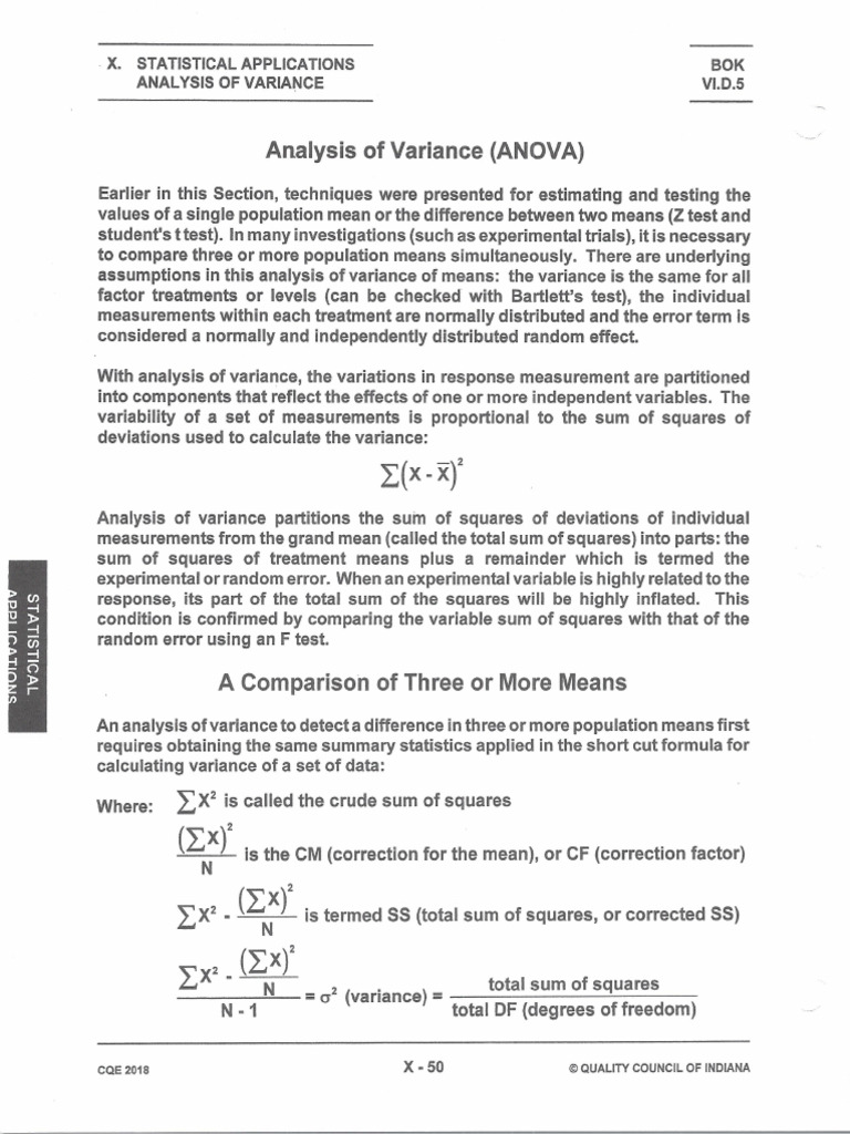 ANOVA | PDF