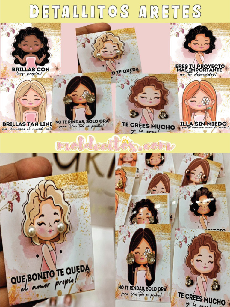 Tarjetas Multiusos 8M Recopilado Por Moldecitos | PDF