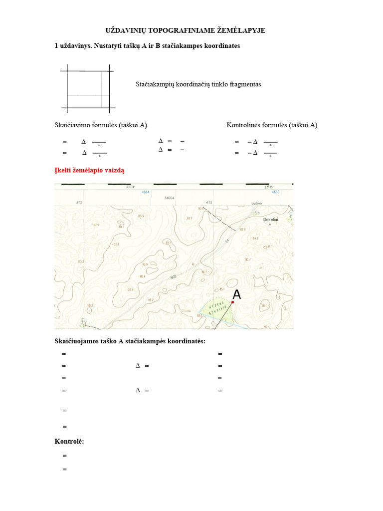 Geodezija Labor 1 | PDF