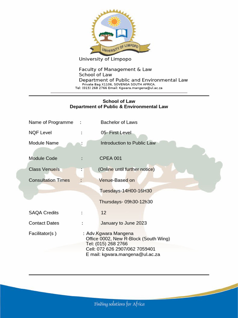 CPEA 001 Modular Outline 2023 | PDF | Educational Assessment | Justice