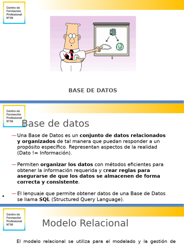 Base de Datos Resumen 2024 Clase1 | PDF | Bases de datos | Base de ...