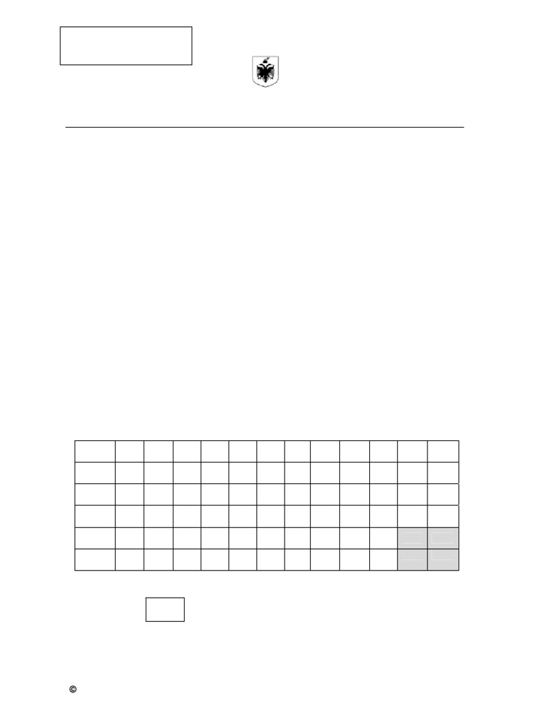 Letersi Dhe GJ Shqipe Gjuhet e Huaja Varianti A | PDF