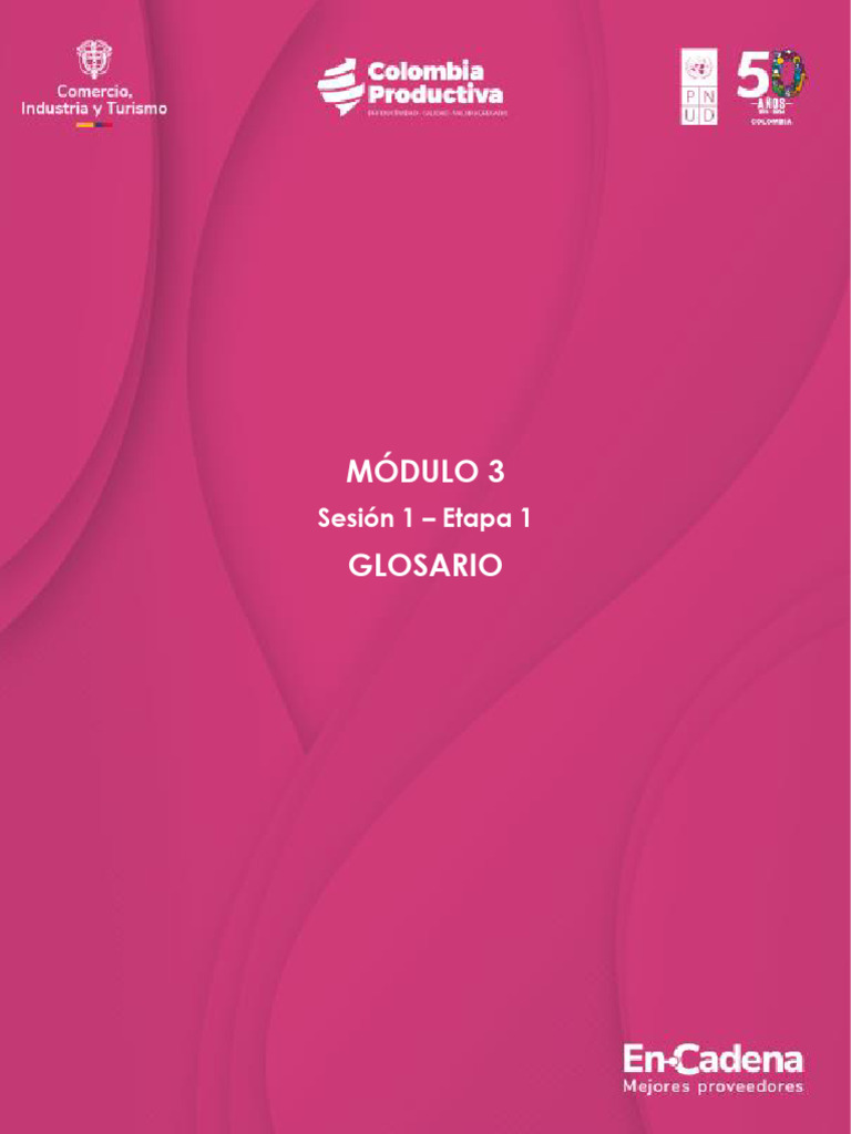 M3 - S1 - 15 Glosario | PDF | Business | Mercado (economía)