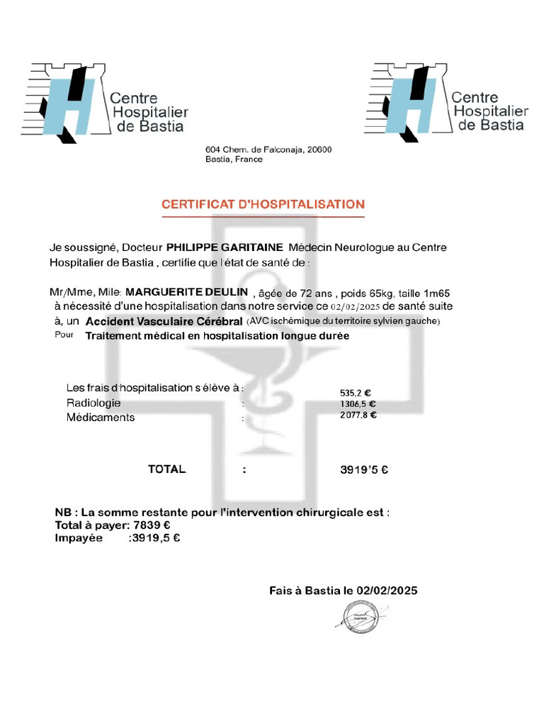 Document de AVC | PDF