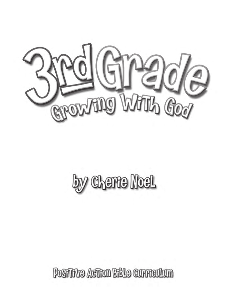 3rd Grade Bible Curriculum Overview | PDF | Bible | Jacob