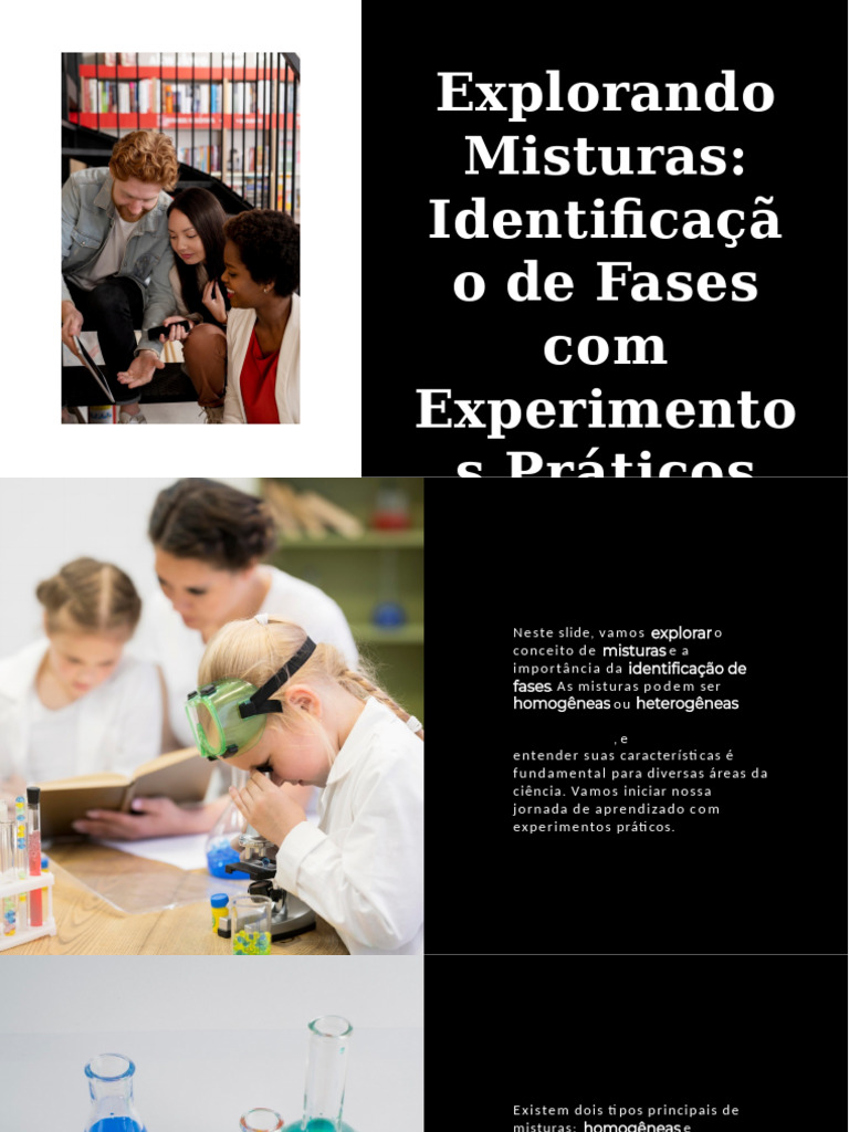 explorando-misturas-identificacao-de-fases-com-experimentos-praticos | PDF | Química | Ciências ...