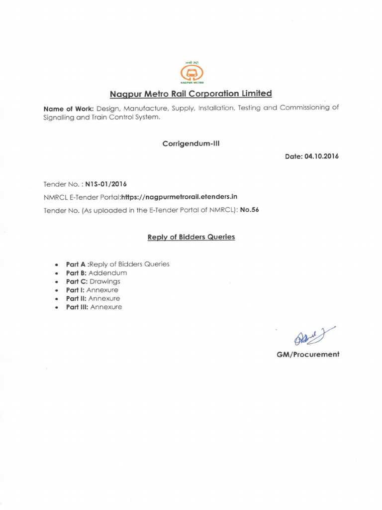 N1S01 2016 Corrigendum III | PDF | Joint Venture | Taxes