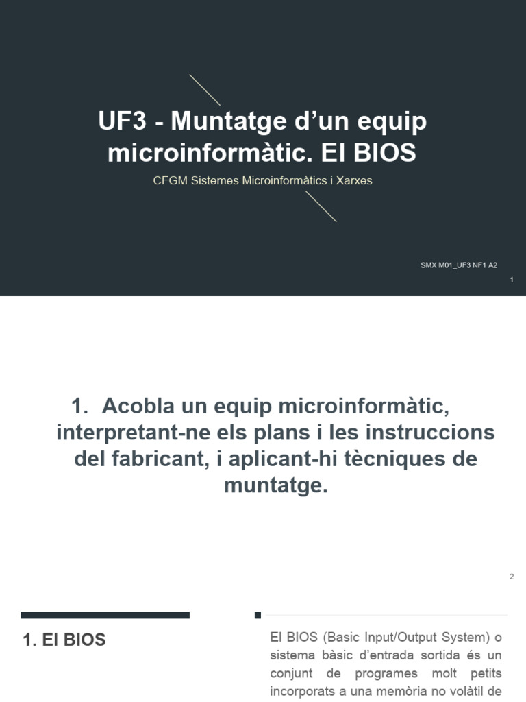 Uf3 - Bios - A2 | PDF