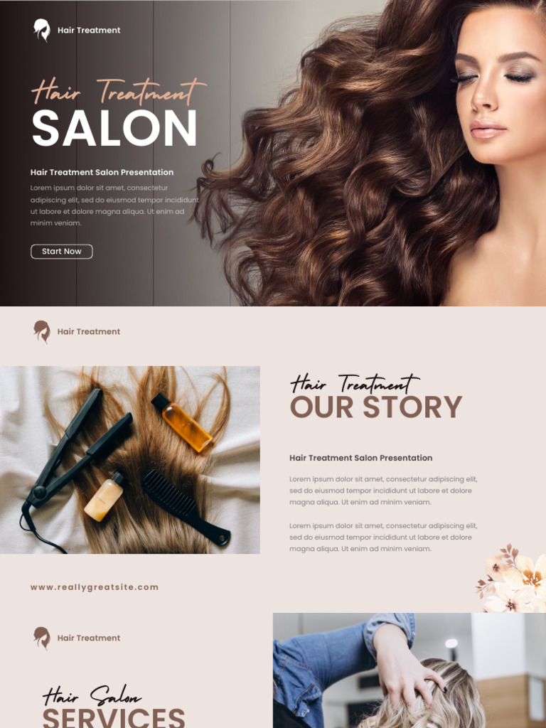 Brown Modern Aesthetic Beauty Salon Presentation | PDF