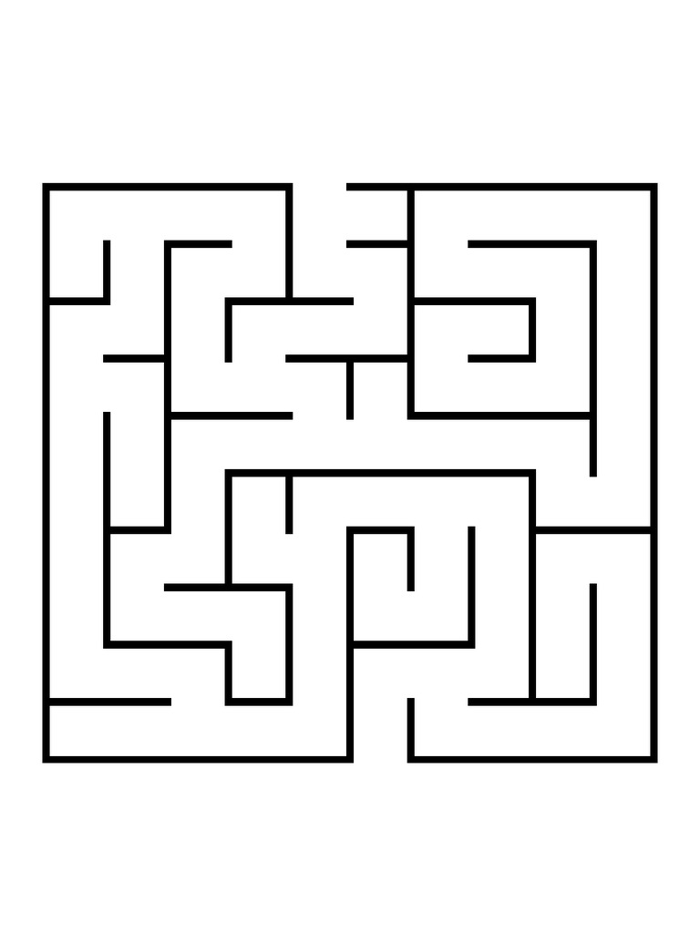 10 by 10 Orthogonal Maze | PDF