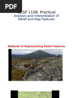Methods for Representing Relief on Maps | PDF | Contour Line | Slope