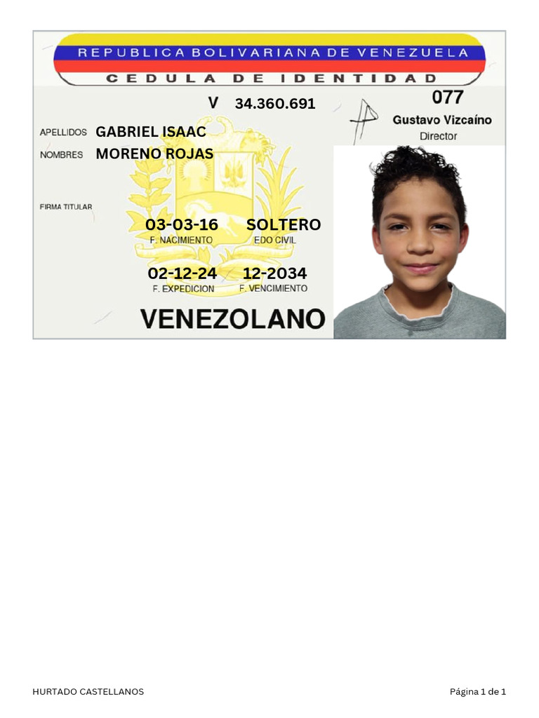 03-03-16 Soltero 02-12-24 12-2034: 34.360.691 Gabriel Isaac | PDF