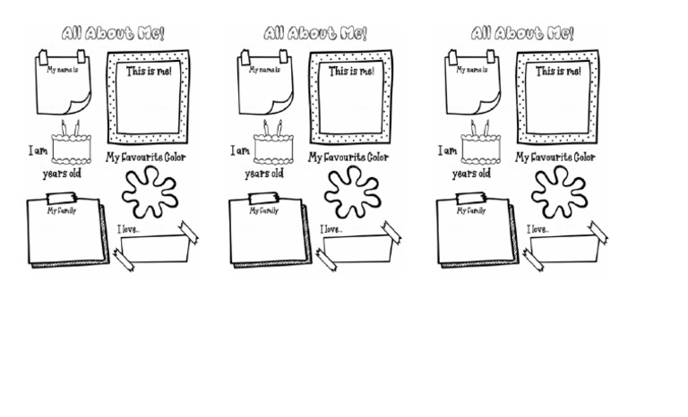 All About Me 4 | PDF