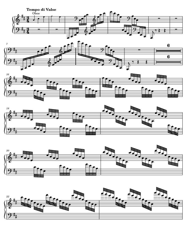 Waltz of The Flowers From Nutcracker Ballet (Harp Cadenza ...